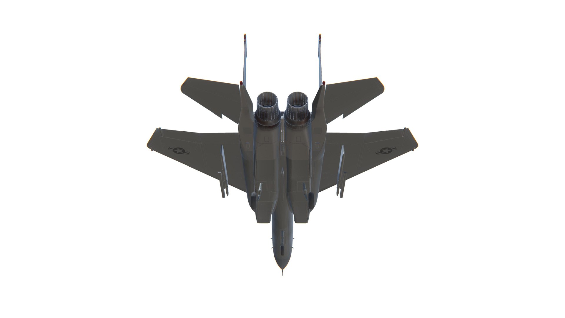 F-15 Eagle Jet Fighter Aircraft Low-poly 3D Model - TurboSquid 1800243