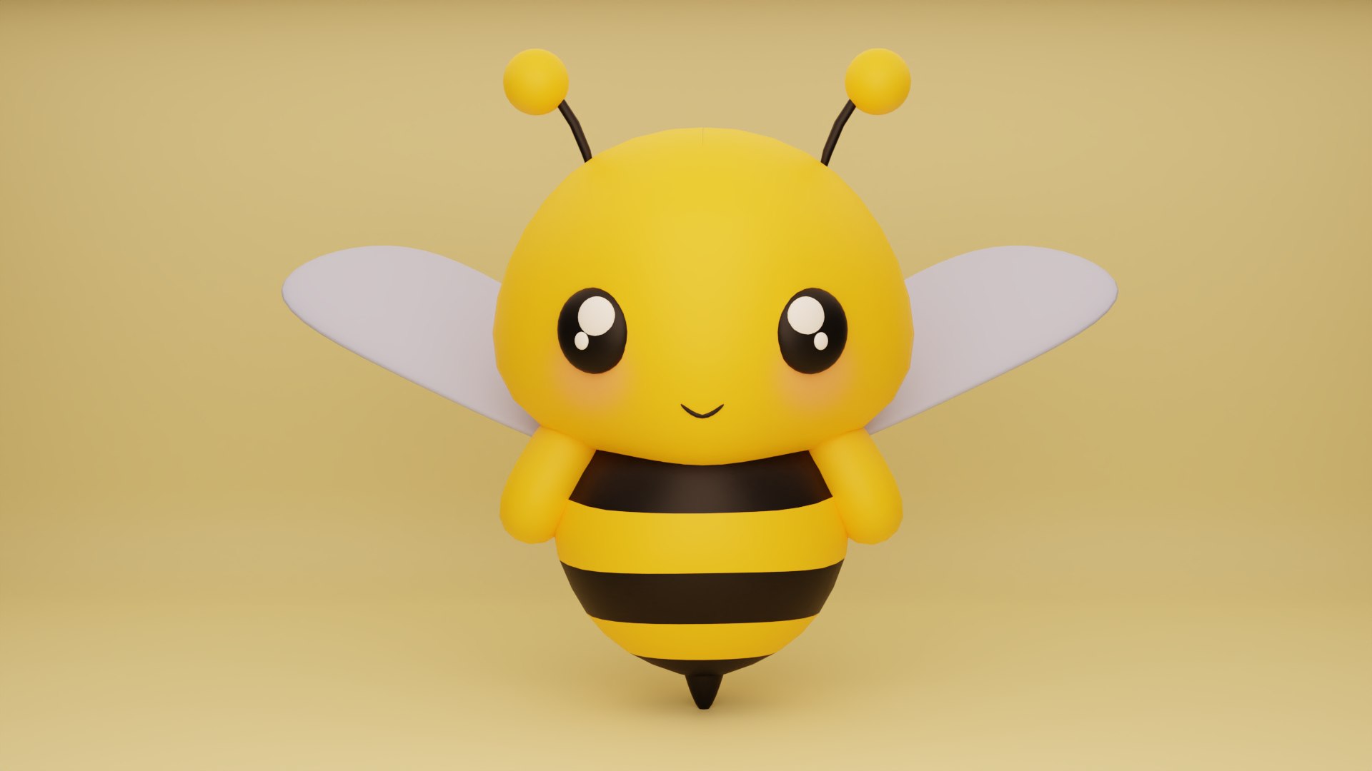 3D Bee - TurboSquid 1982348