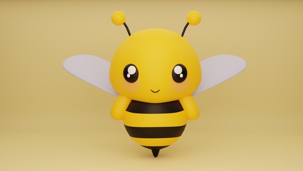 3D Bee - TurboSquid 1982348