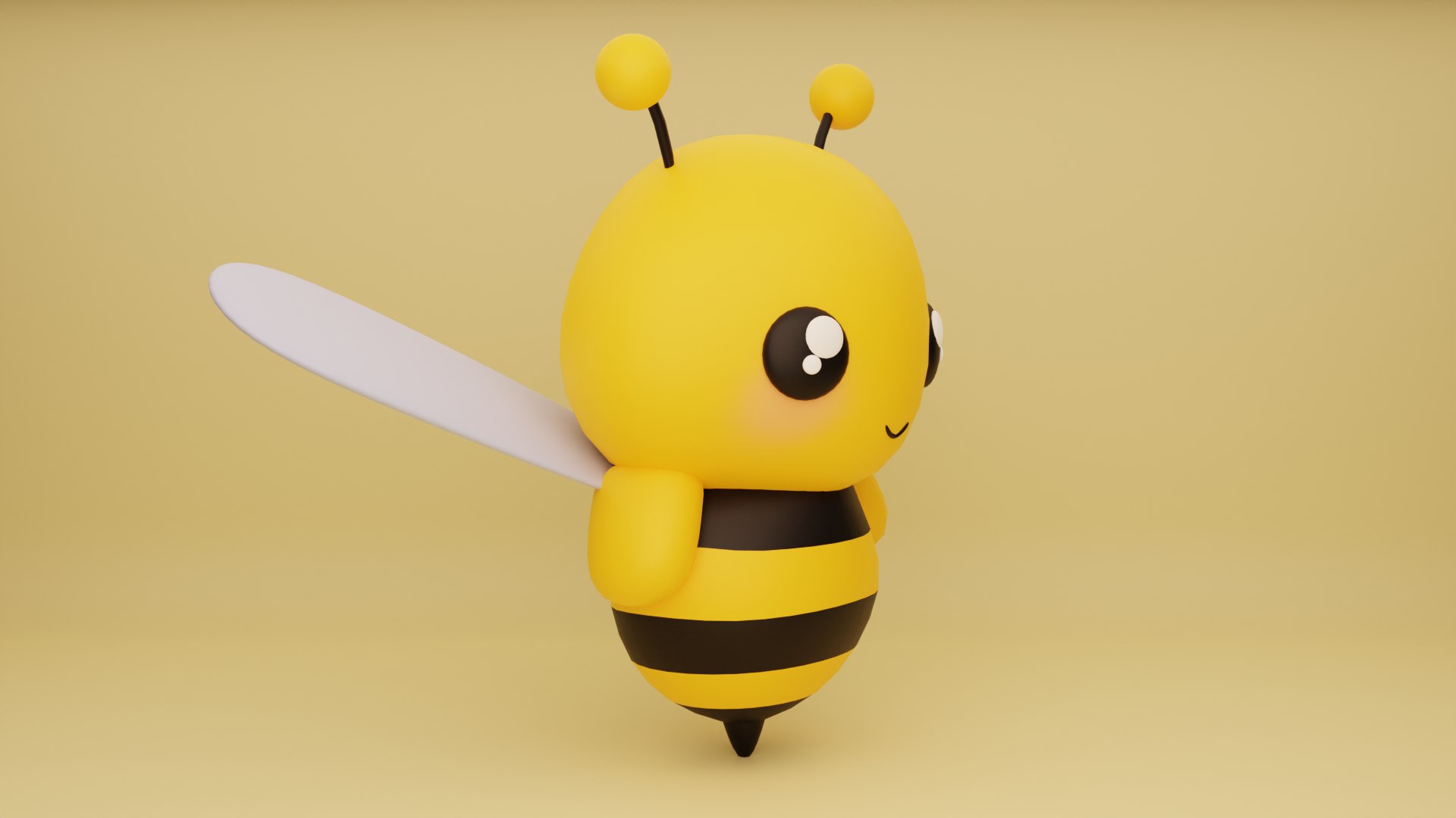 3D Bee - TurboSquid 1982348