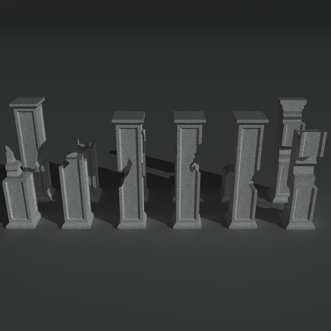 Columns Props 3d Model