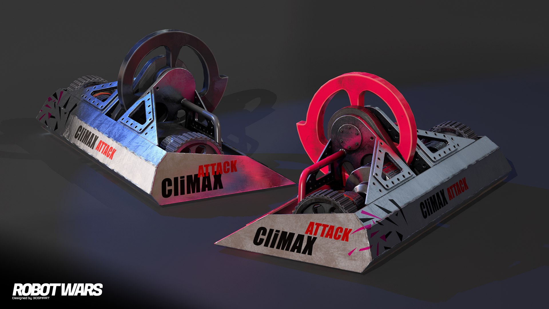 3D Model Robot Wars: Aftershock GameReady Asset - TurboSquid 1734559