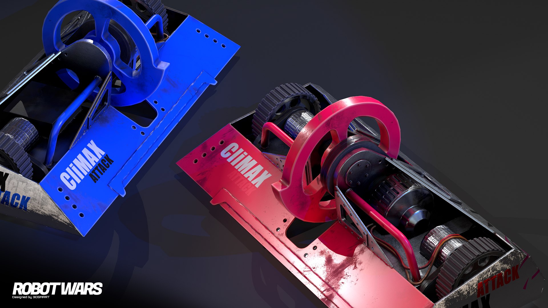 3D Model Robot Wars: Aftershock GameReady Asset - TurboSquid 1734559