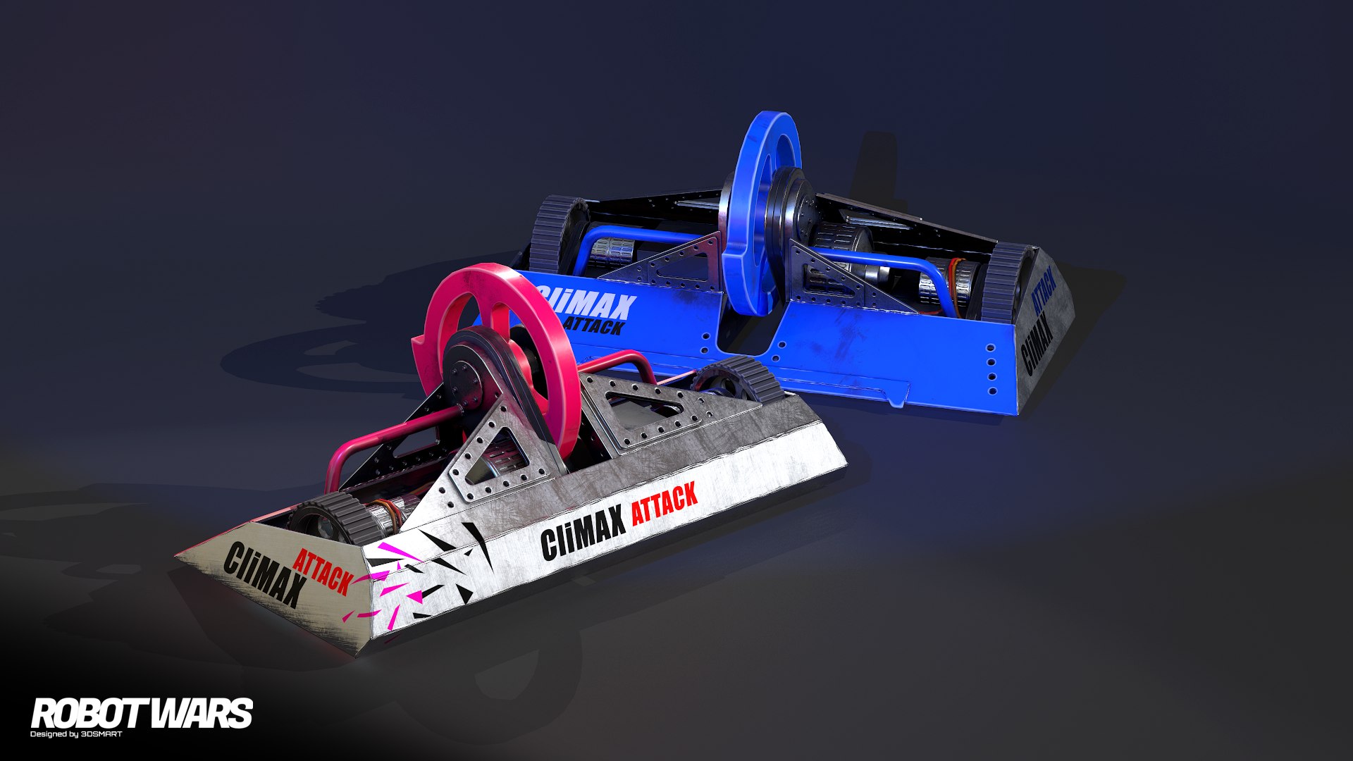 3D Model Robot Wars: Aftershock GameReady Asset - TurboSquid 1734559