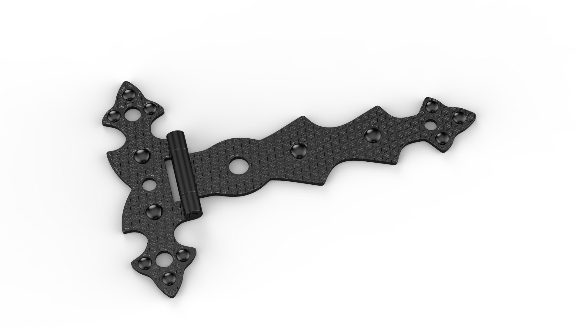 3D Flat Hinge model - TurboSquid 2166722