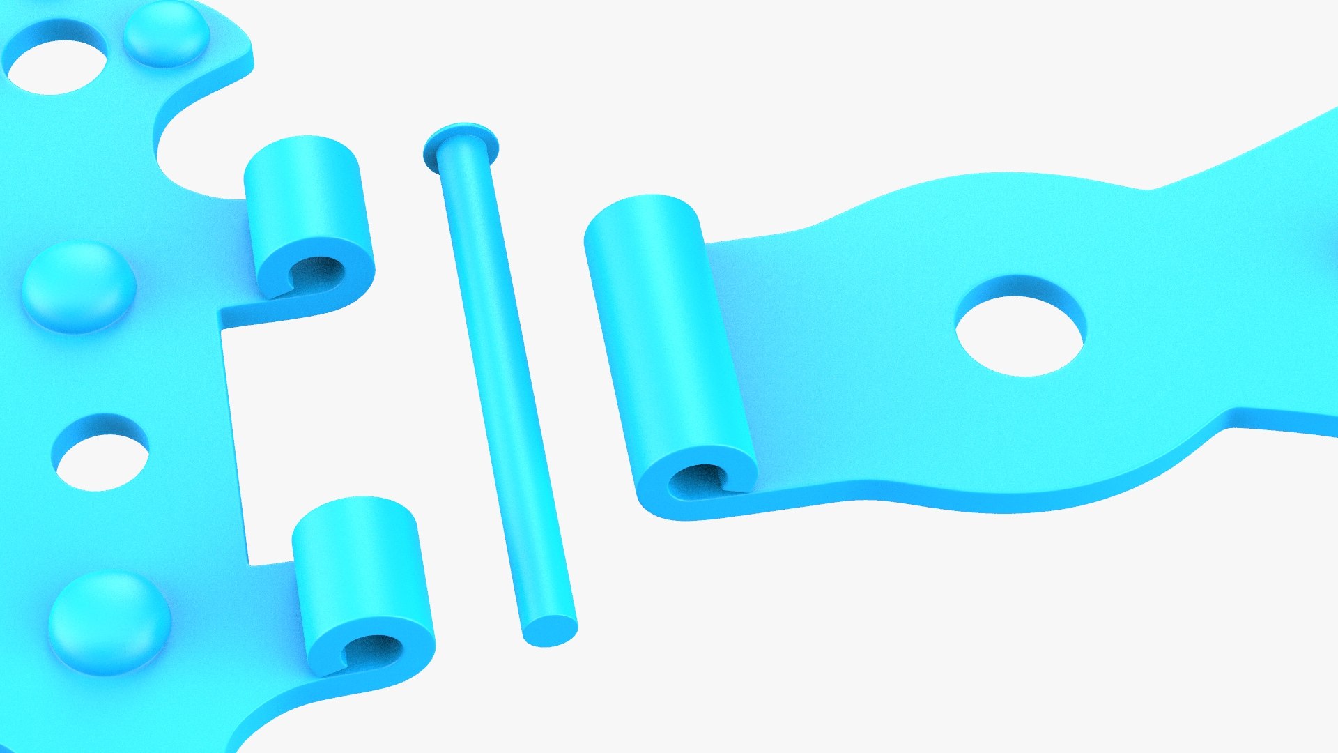 3D Flat Hinge model - TurboSquid 2166722