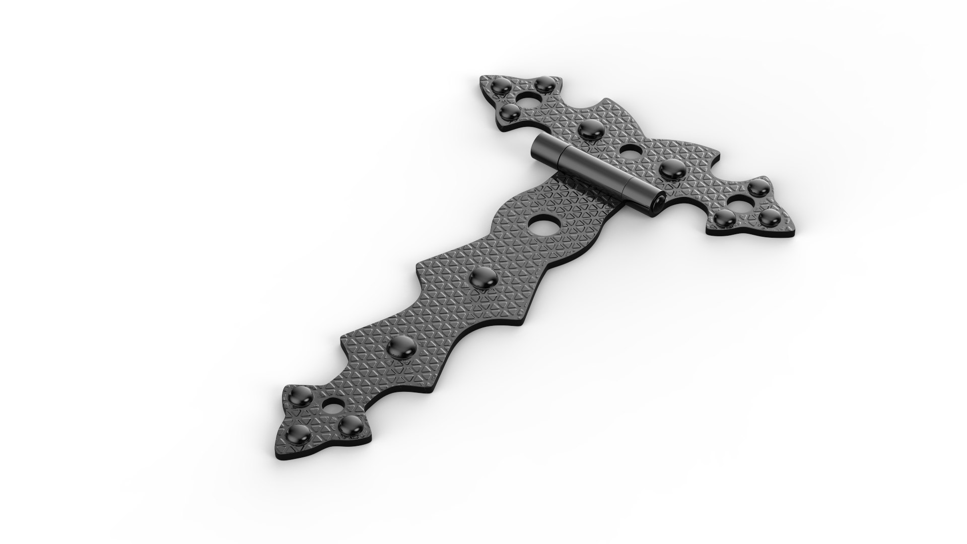 3D Flat Hinge model - TurboSquid 2166722