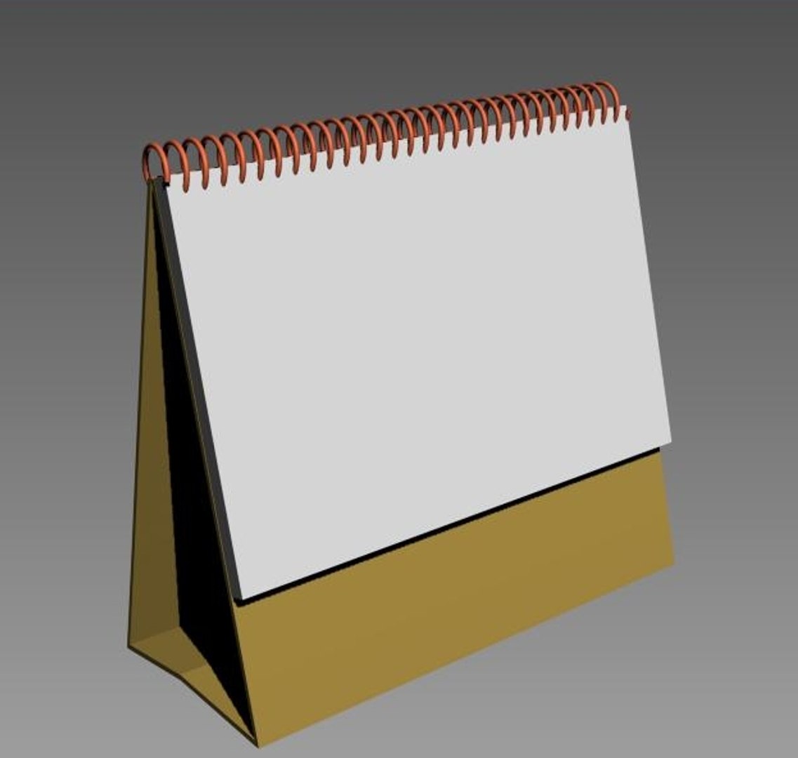 3d Model Calendar