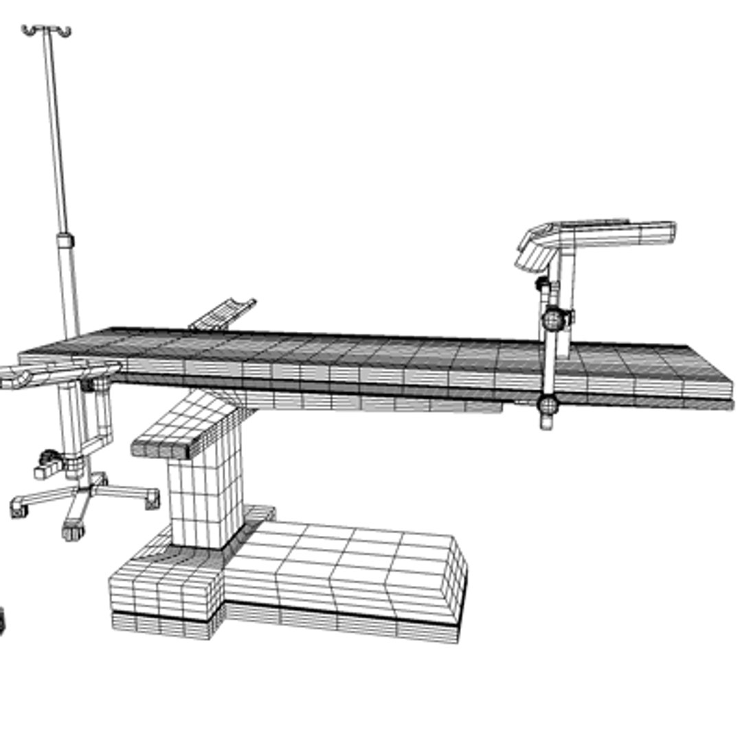 3d Model Operating Table