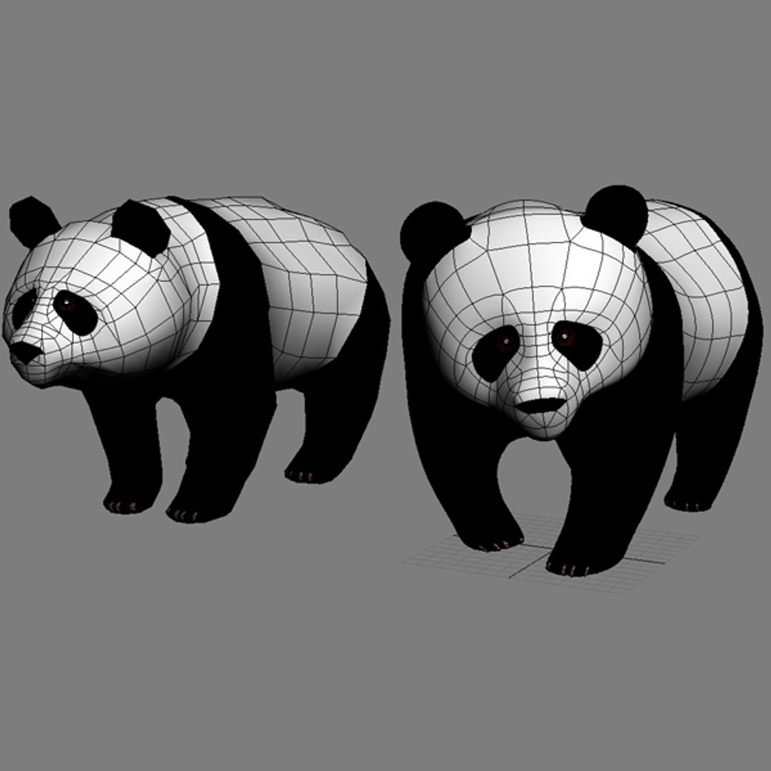 3d Model Panda