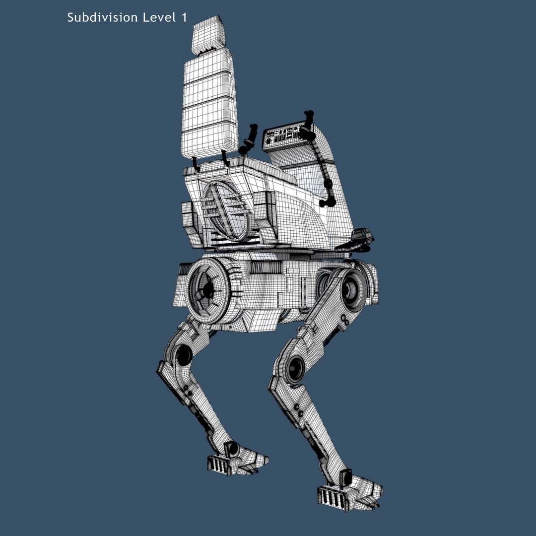 3d Sci-fi Walker