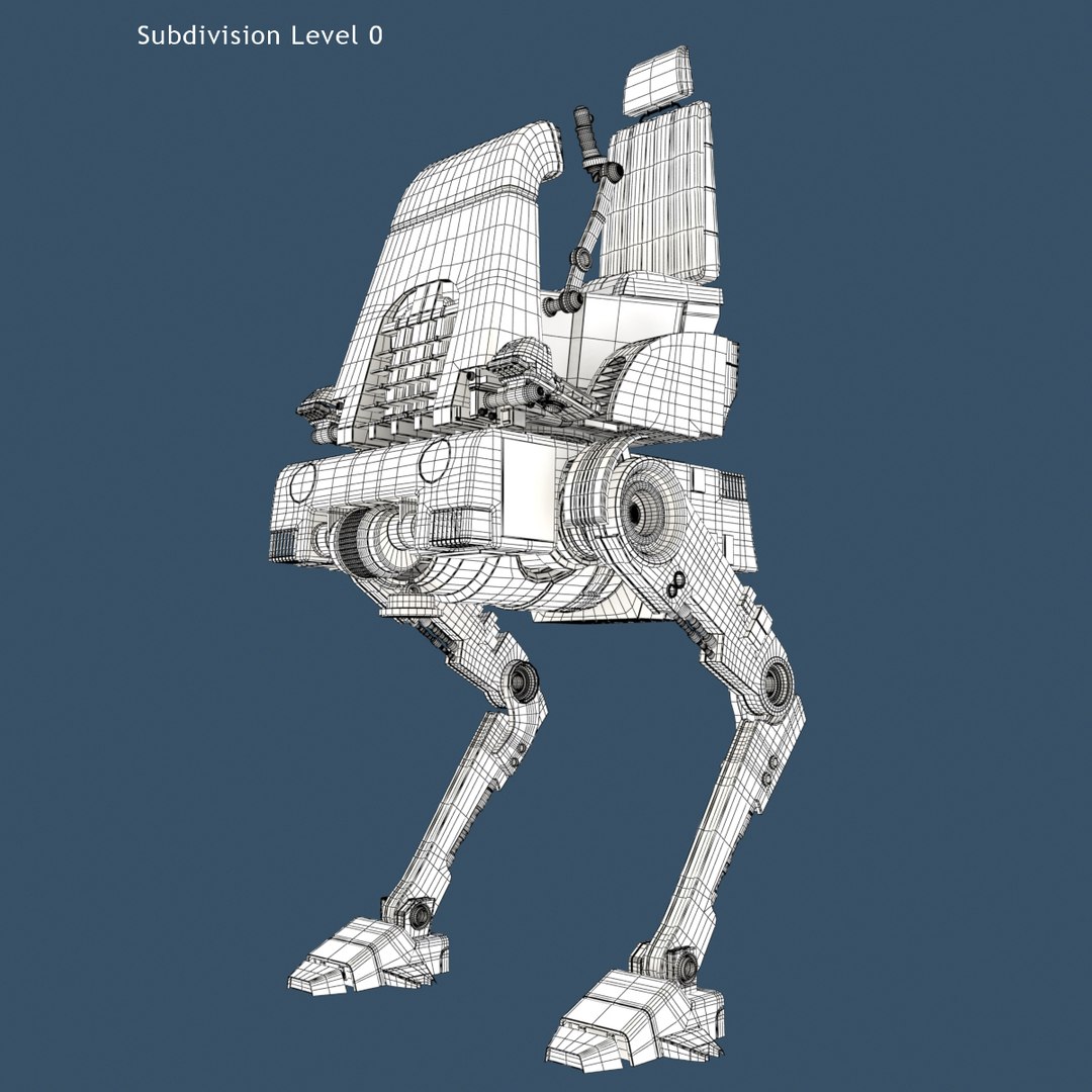 3d Sci-fi Walker