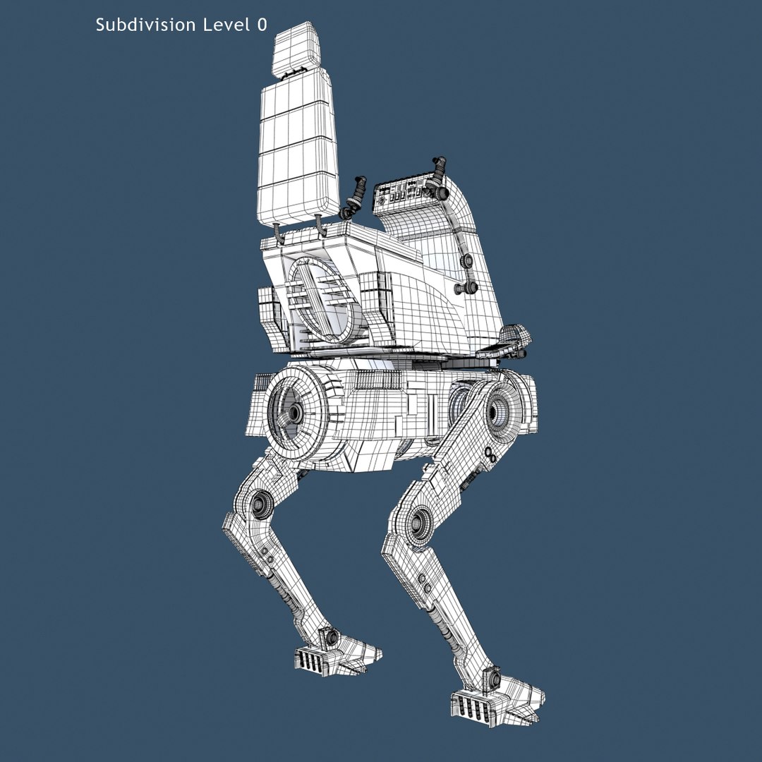 3d Sci-fi Walker