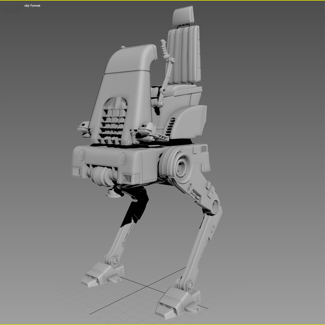 3d Sci-fi Walker