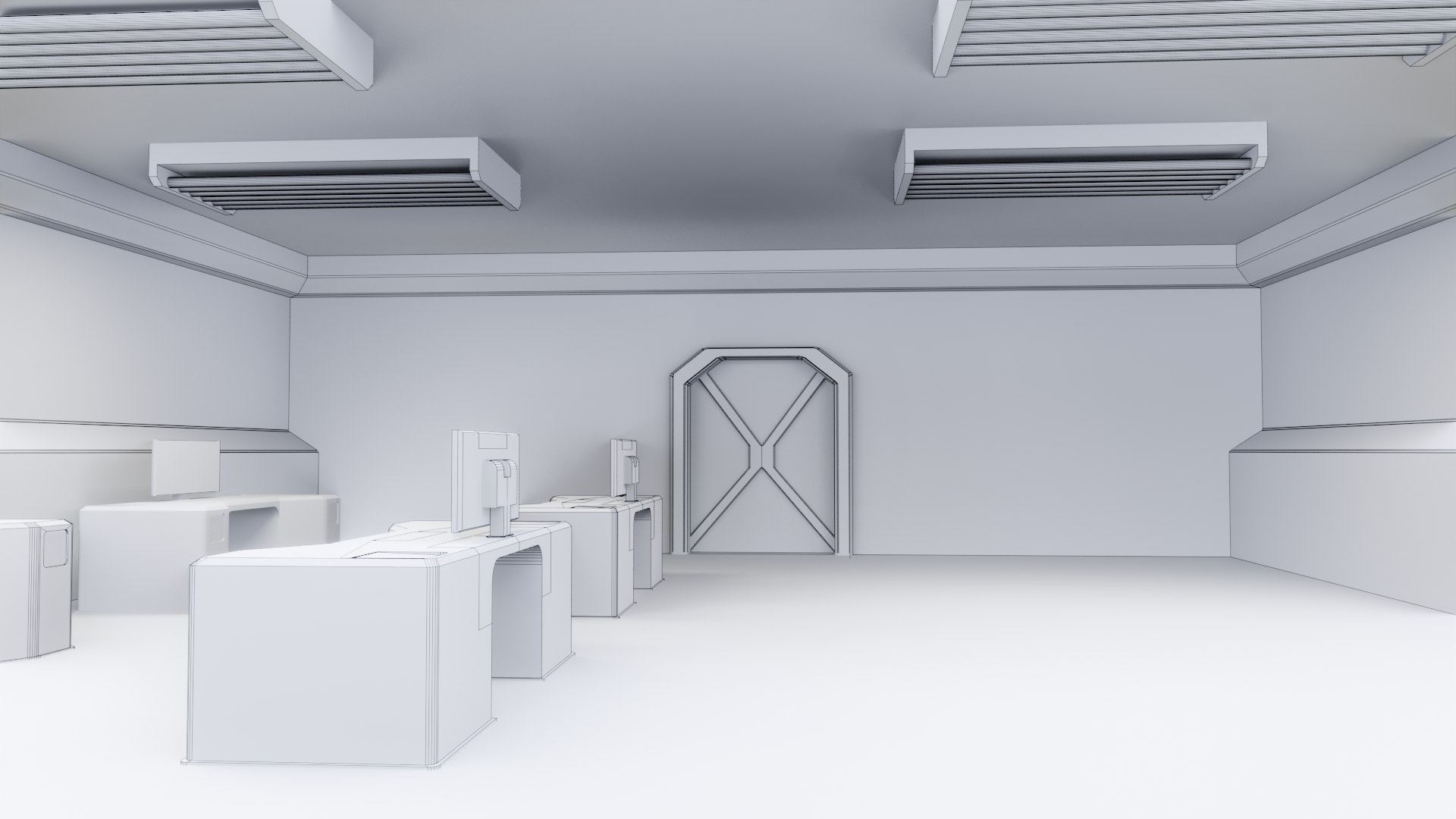 SF Lab with equipments - Low Poly - PBR - Game Ready 3D model ...