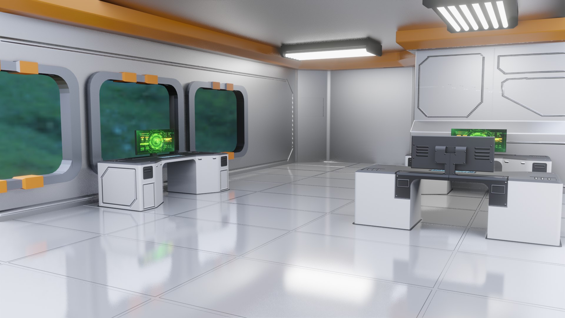 SF Lab With Equipments - Low Poly - PBR - Game Ready 3D Model ...