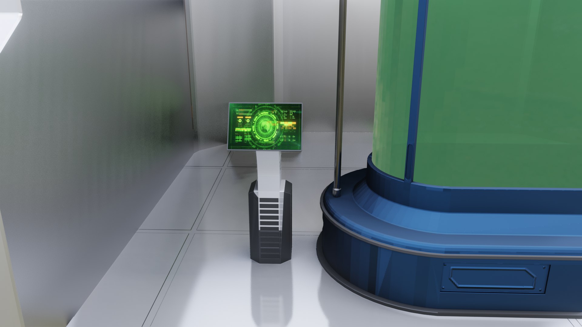 SF Lab with equipments - Low Poly - PBR - Game Ready 3D model ...