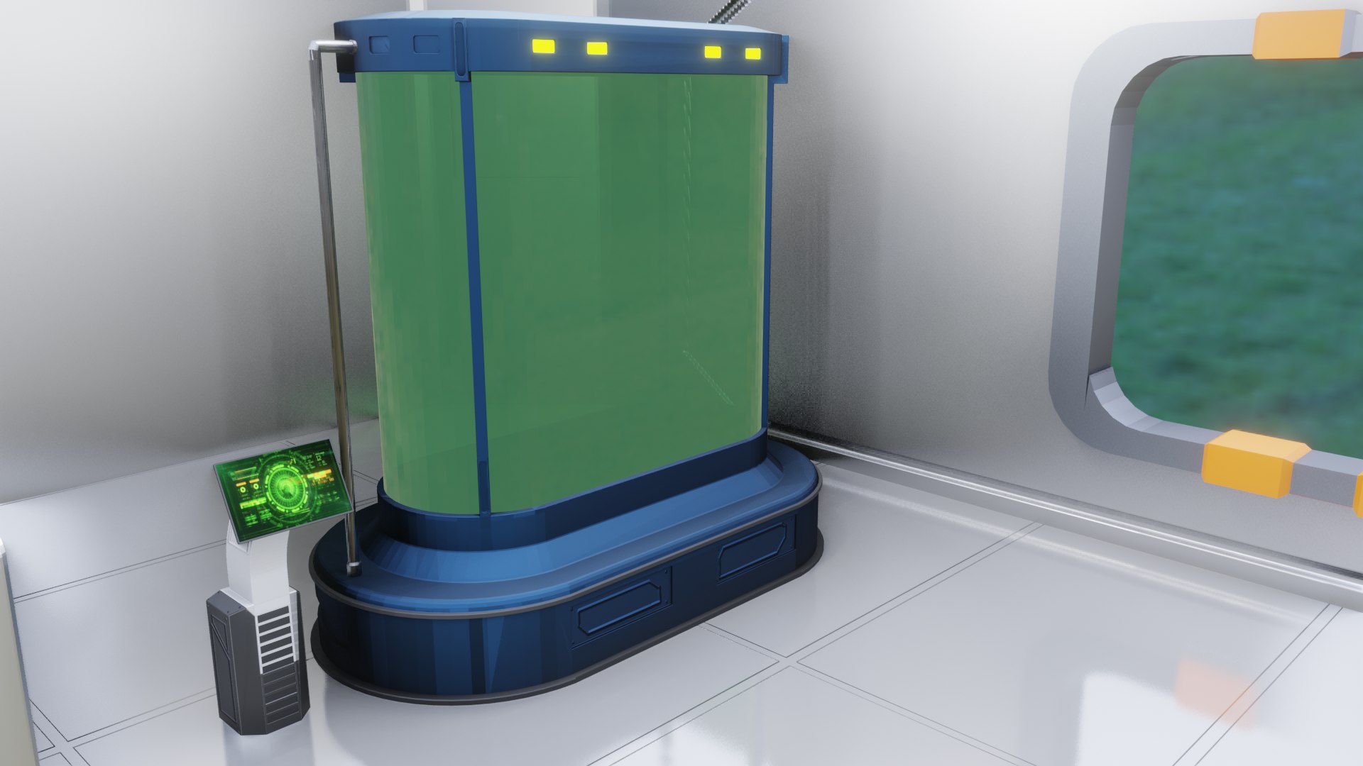 SF Lab With Equipments - Low Poly - PBR - Game Ready 3D Model ...