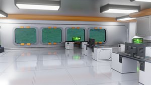 Sci-Fi Lab Table - Low poly - PBR - Game ready 3D model - TurboSquid ...