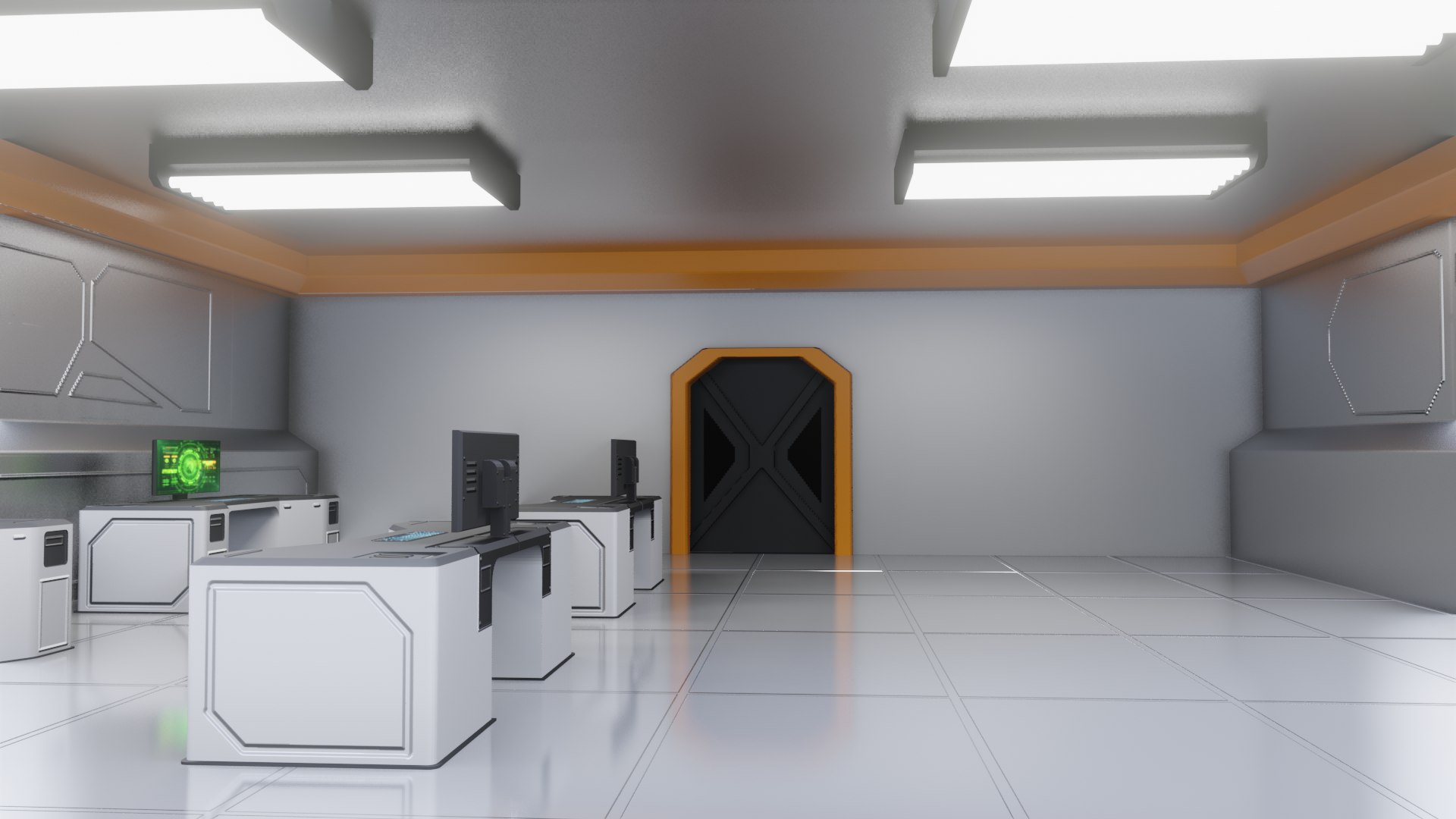 SF Lab With Equipments - Low Poly - PBR - Game Ready 3D Model ...