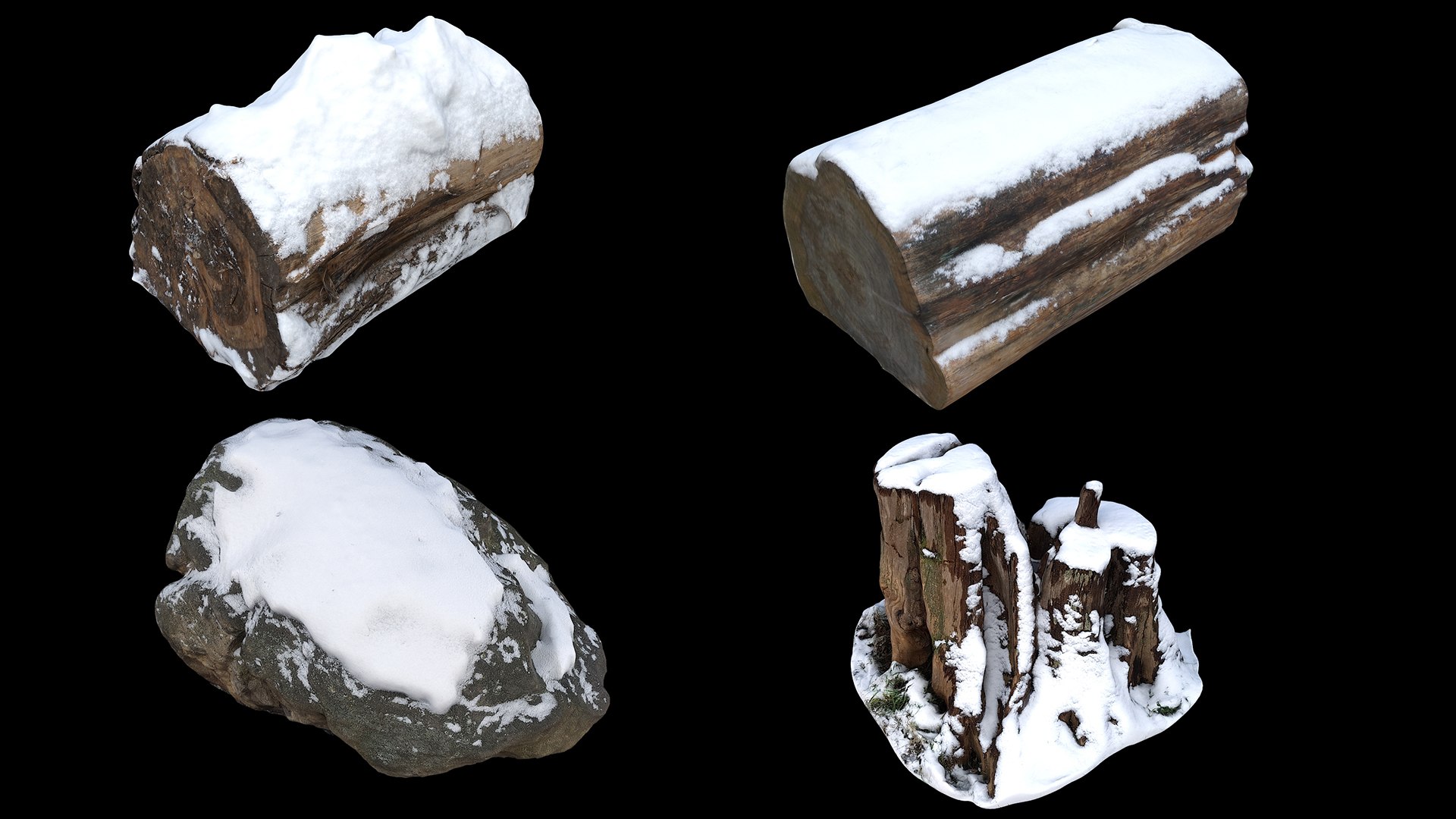 Nature snow 3D model - TurboSquid 1659712