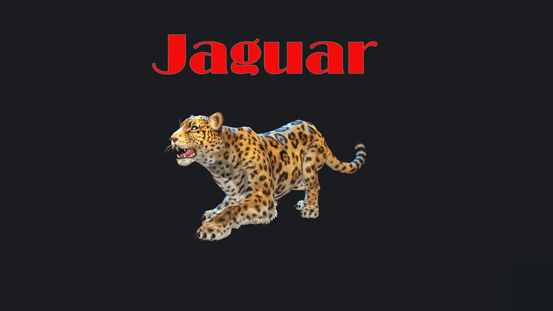 modelo 3d Jaguar Animation - TurboSquid 2005383