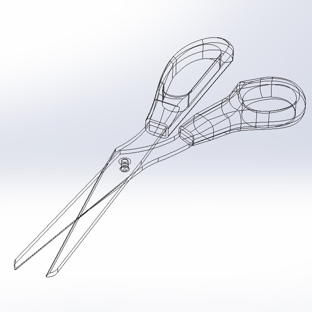 Simple scissors 3D model - TurboSquid 1577183
