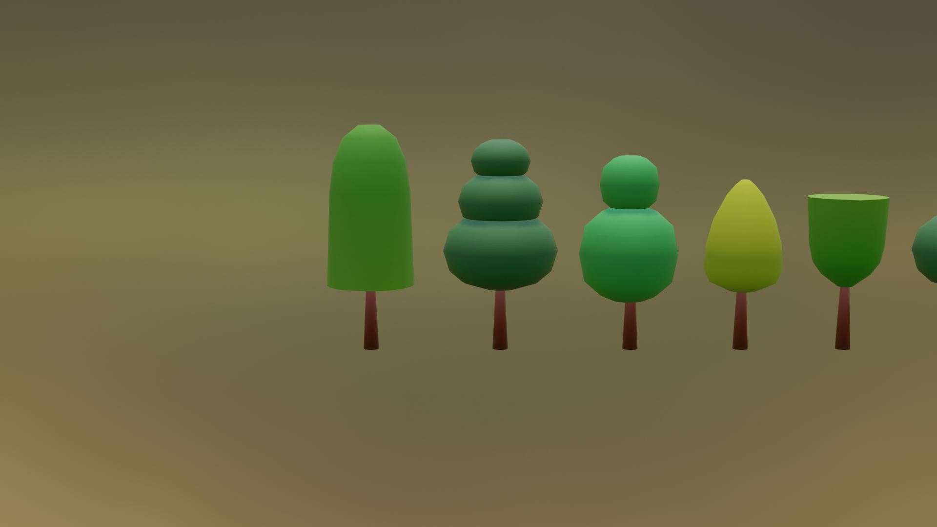 PACK OF CARTOON TREES 3D Model - TurboSquid 2147811