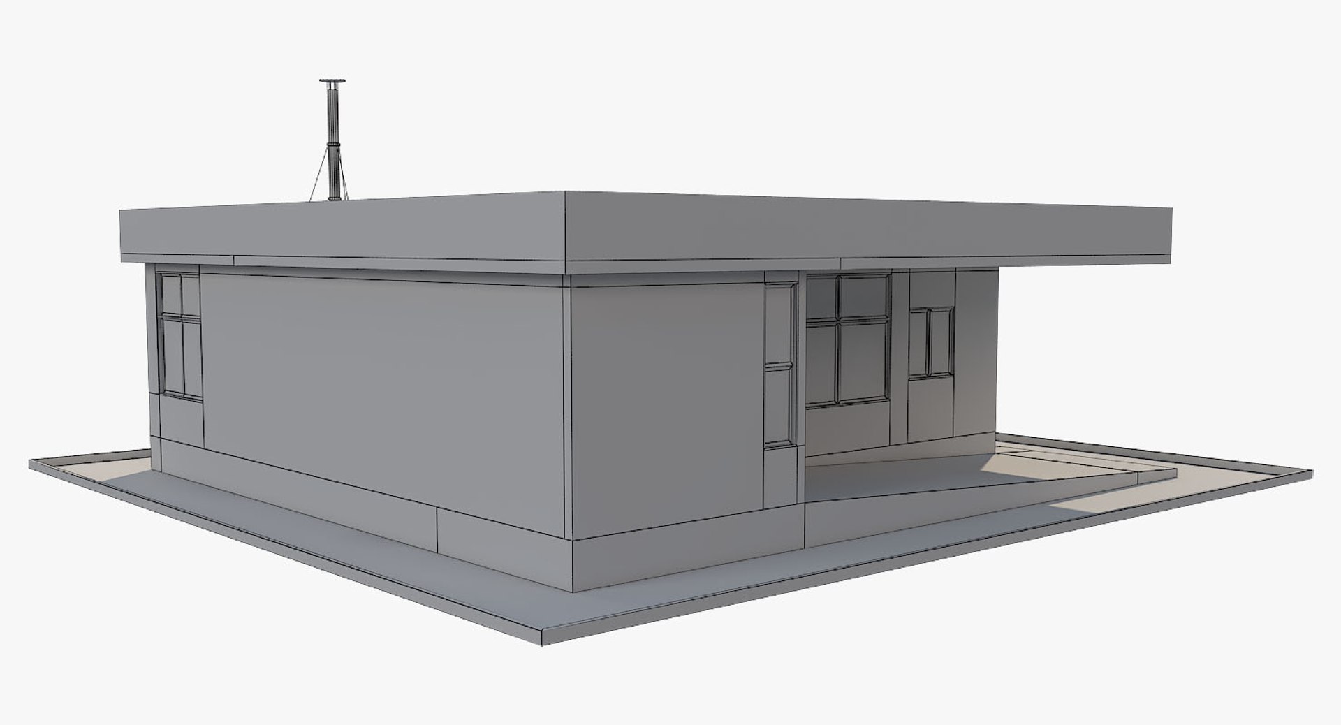 Free Waste Recycling Building 3D Model - TurboSquid 1418536