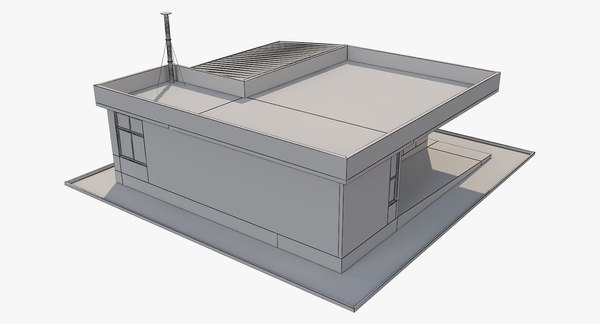 Free waste recycling building 3D model - TurboSquid 1418536
