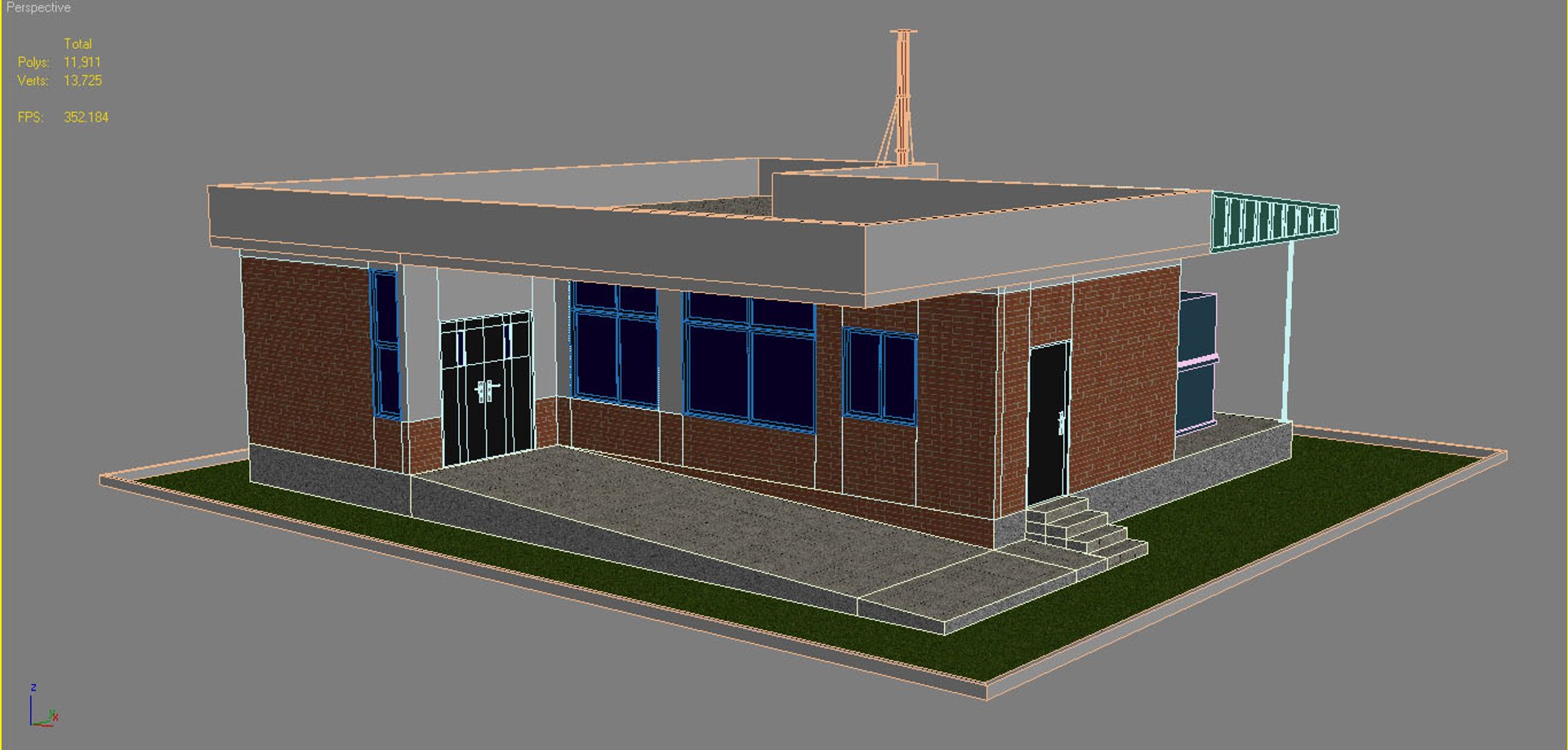 Free Waste Recycling Building 3D Model - TurboSquid 1418536