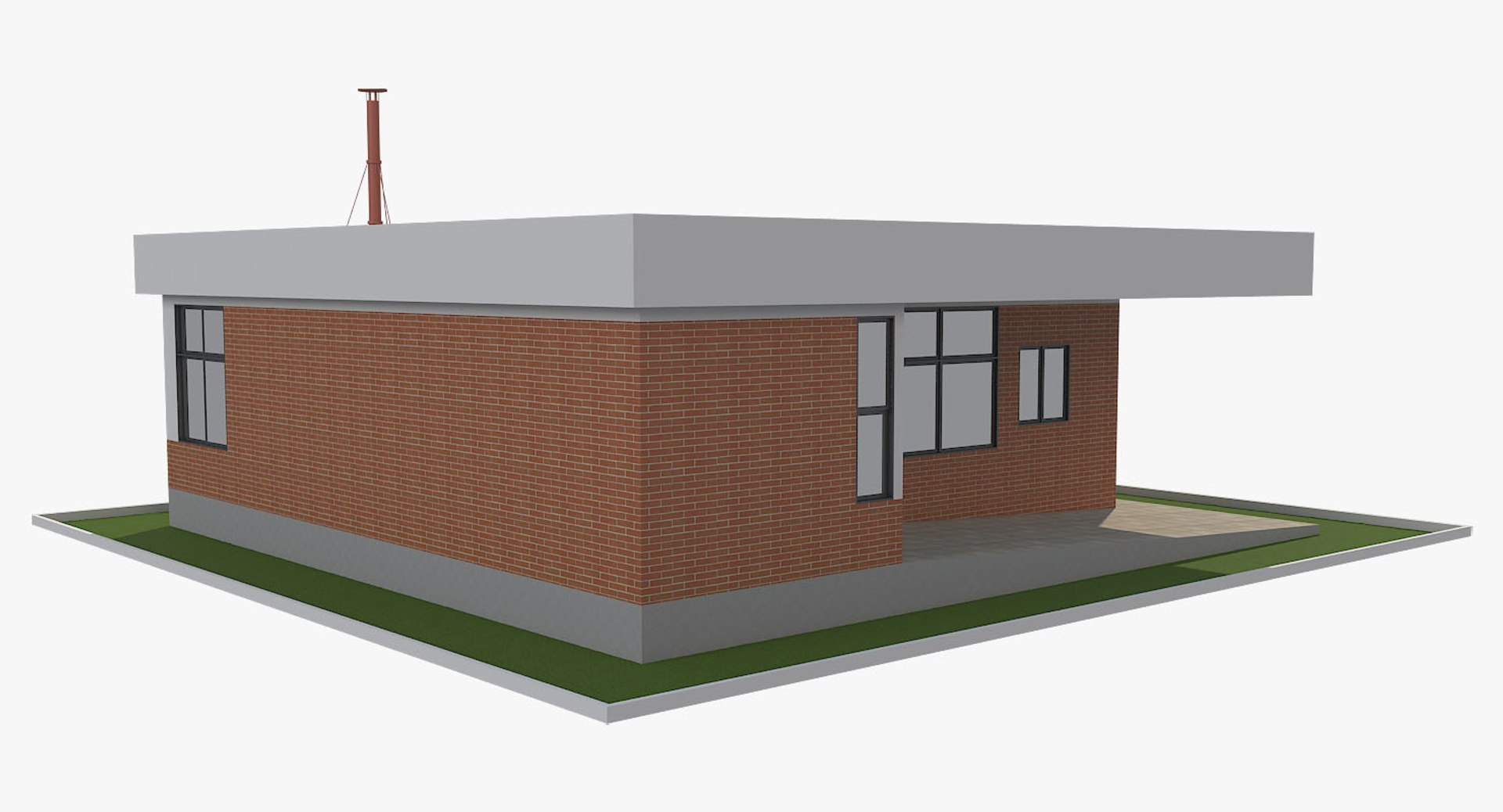 Free Waste Recycling Building 3D Model - TurboSquid 1418536