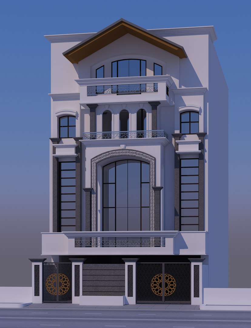 Building Exterior 3D Model - TurboSquid 1402577