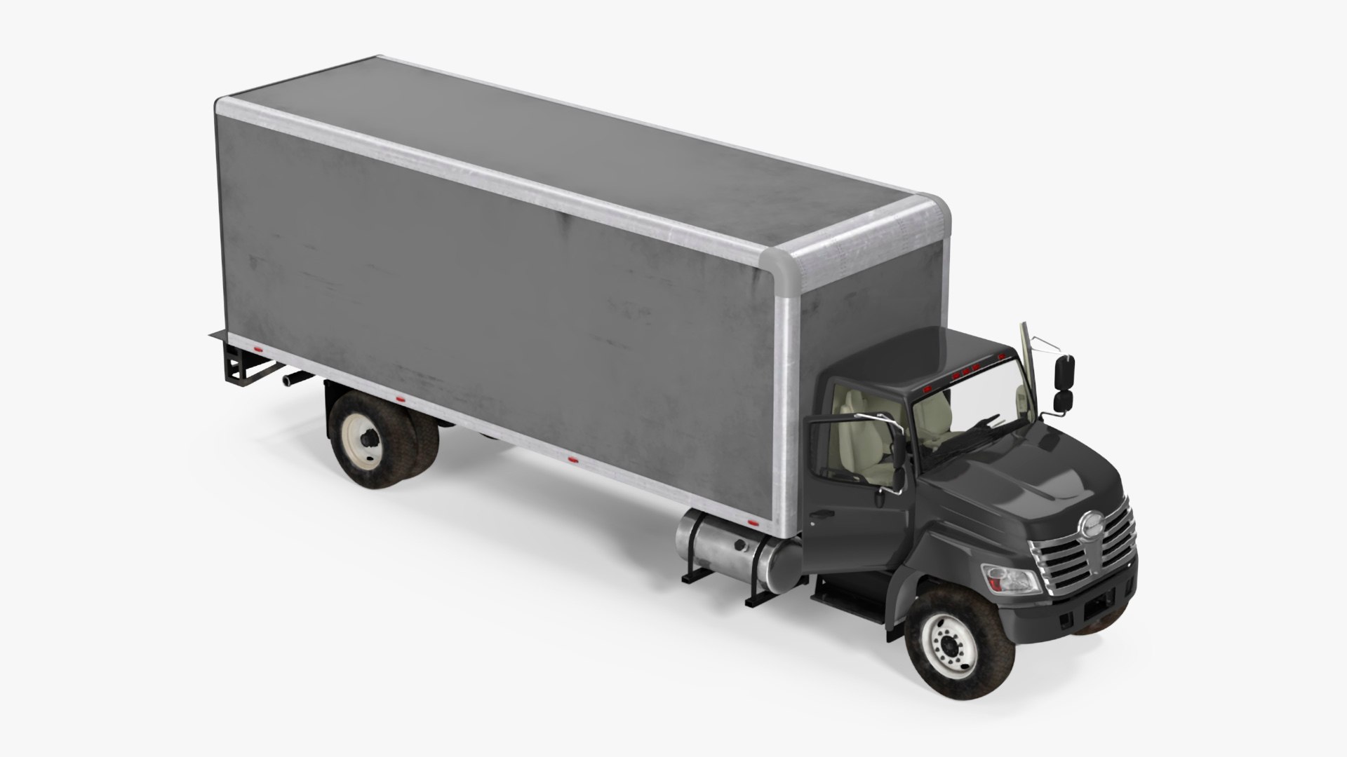 Cargo Box Truck Rigged For Cinema 4D 3D - TurboSquid 2224689