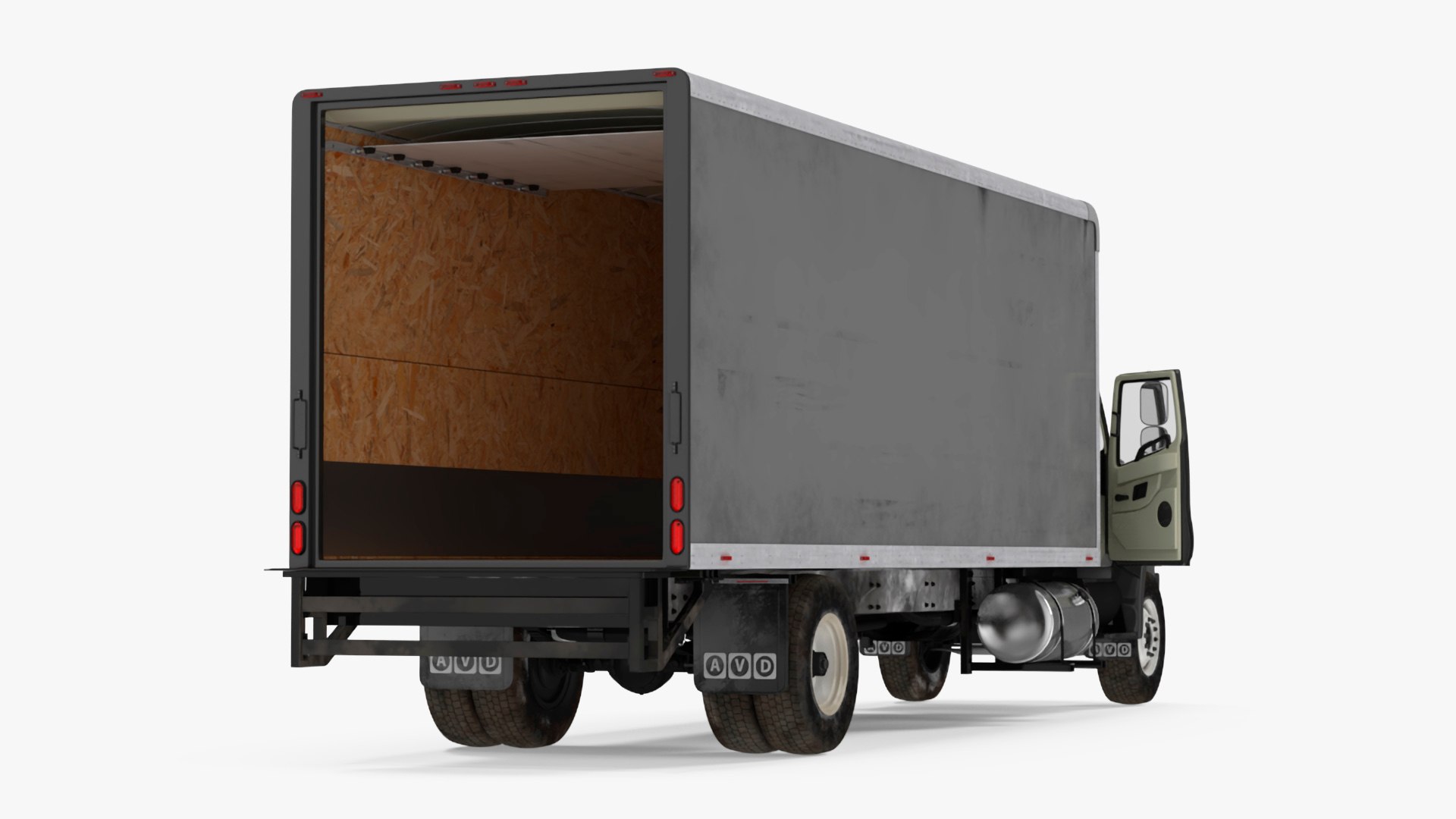Cargo Box Truck Rigged For Cinema 4D 3D - TurboSquid 2224689