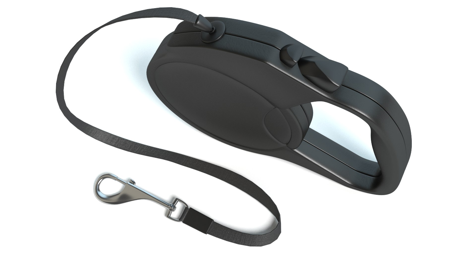 3d Model Of Retractable Dog Leash
