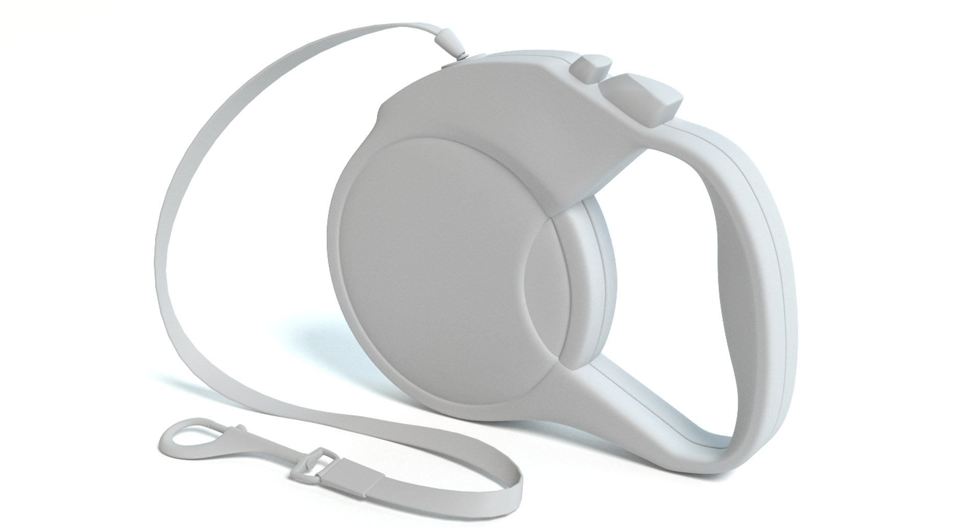3d Model Of Retractable Dog Leash