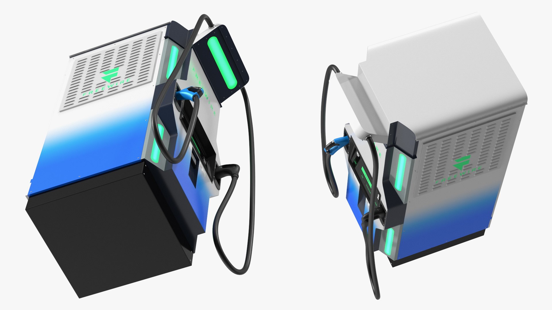 3D Freewire Ultrafast EV Boost Charger 200 Blue Model - TurboSquid 2167646