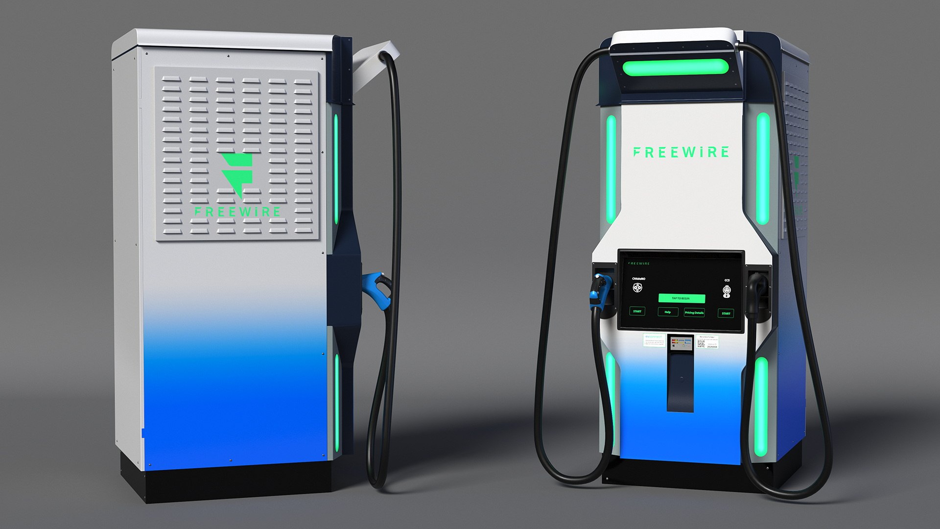 3D Freewire Ultrafast EV Boost Charger 200 Blue Model - TurboSquid 2167646