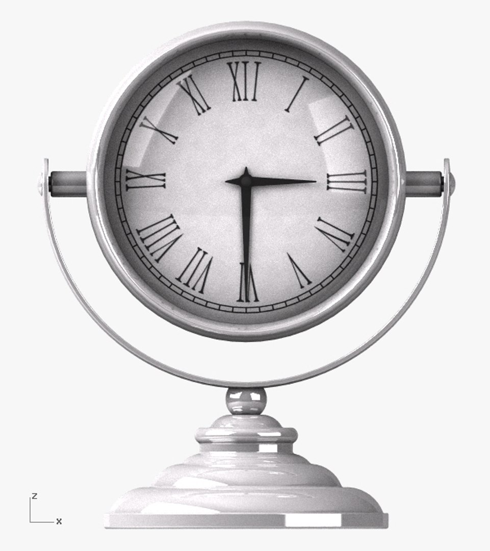 Clock Solidworks Rhino 3d Model