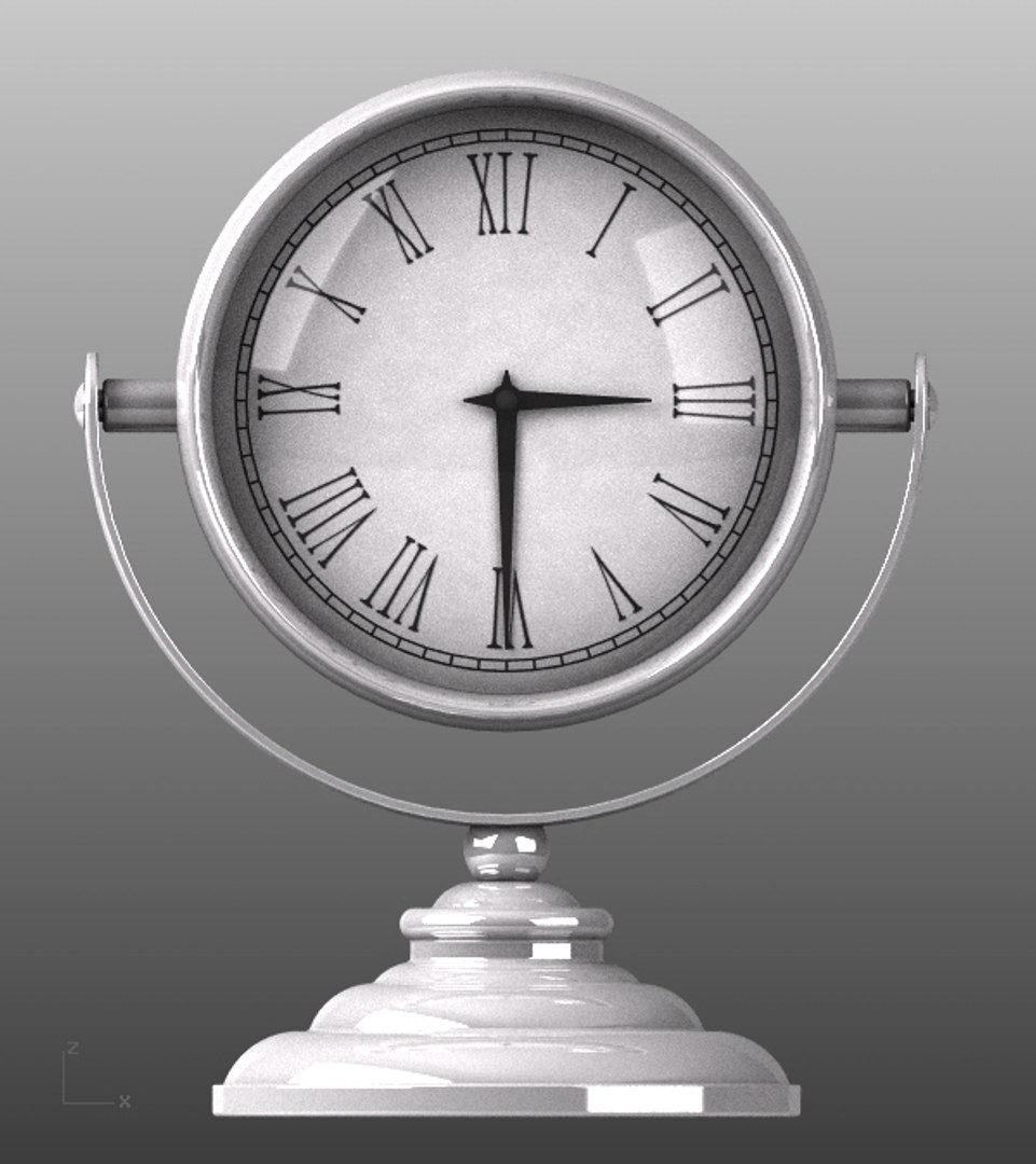 Clock Solidworks Rhino 3d Model
