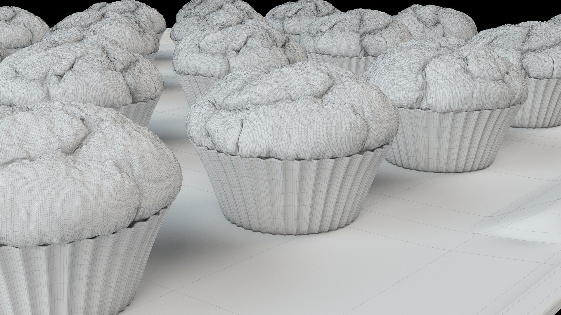 3D Muffins Animation - TurboSquid 1362630