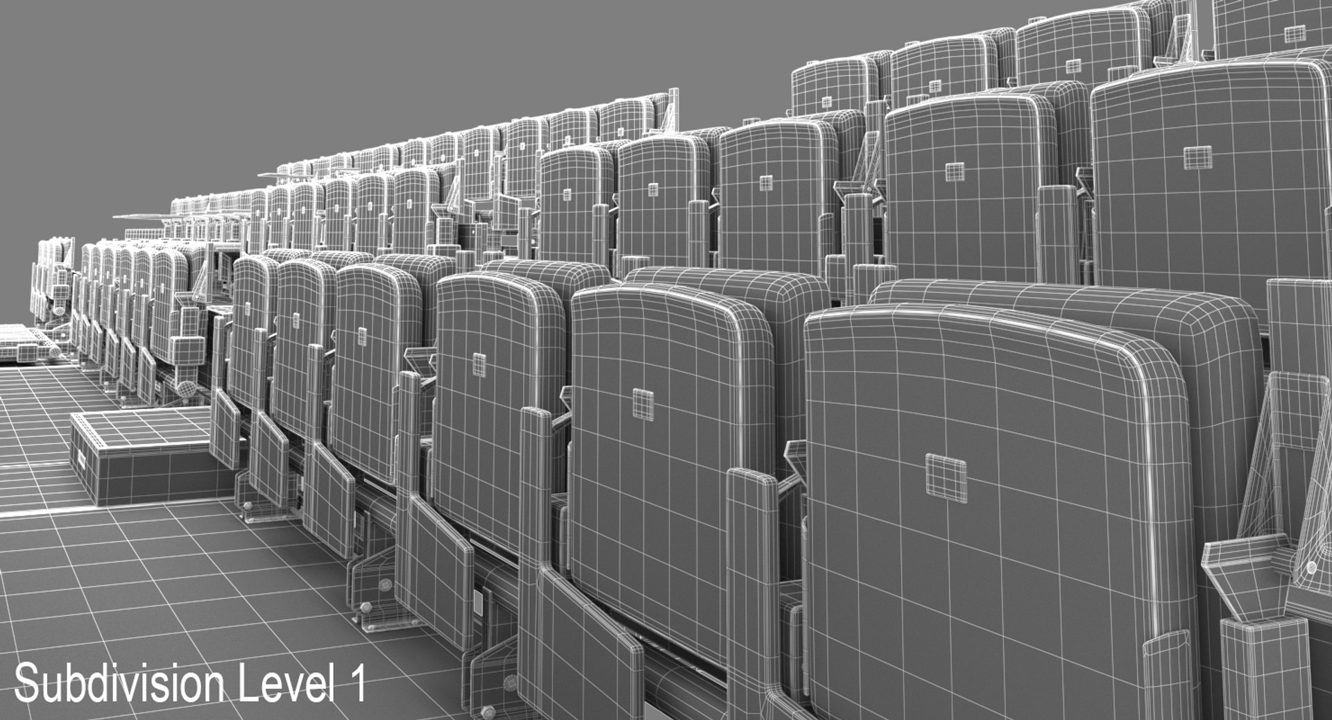 3d flexible audience seating
