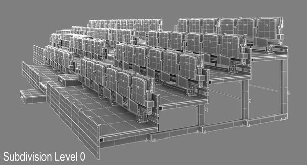3d flexible audience seating