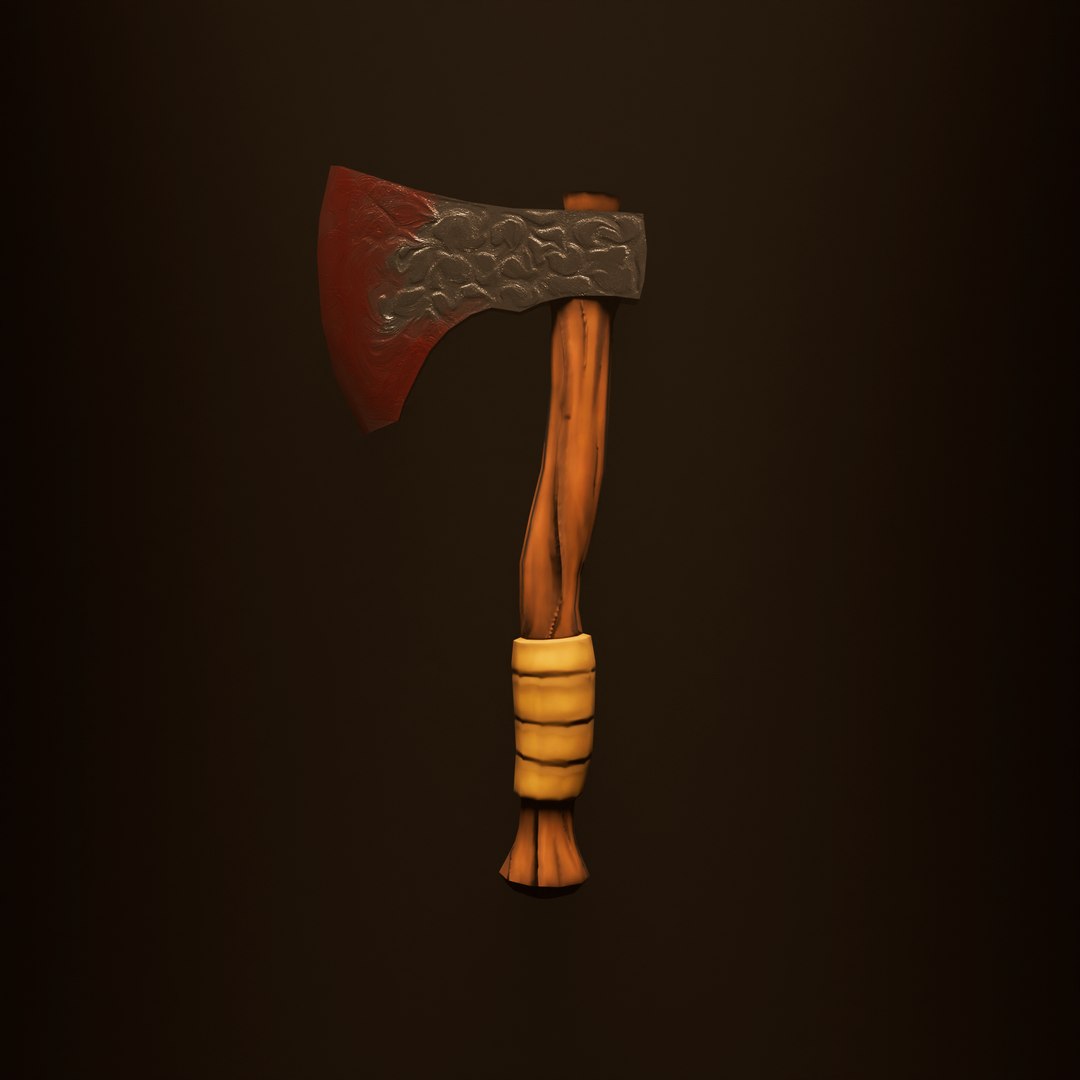 Stylized Viking Axe 3D Model - TurboSquid 2250966