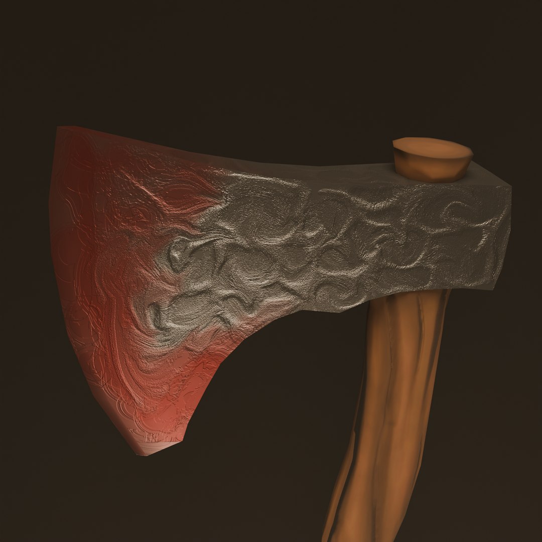 Stylized Viking Axe 3D Model - TurboSquid 2250966