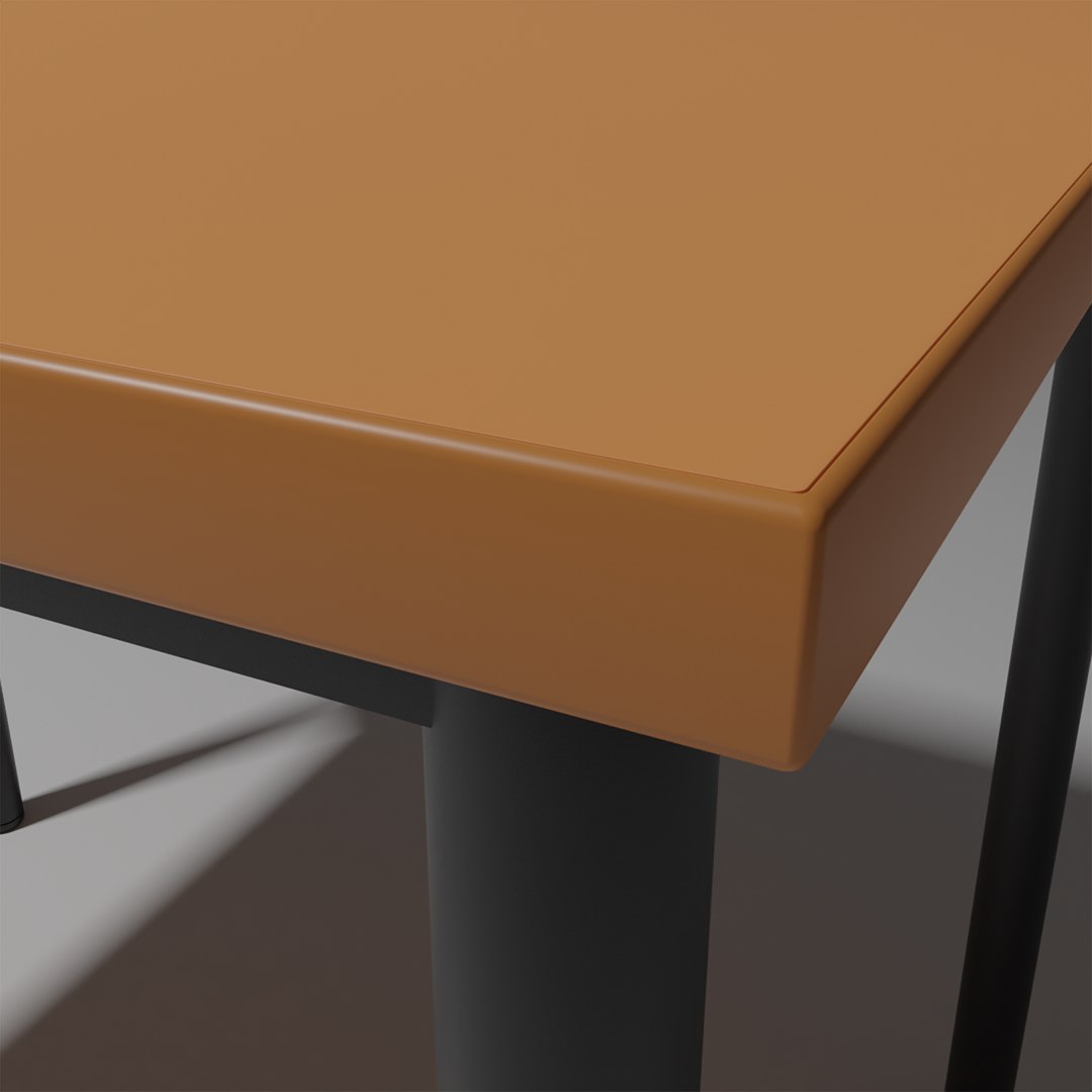 School Bench 3D Model - TurboSquid 2204871