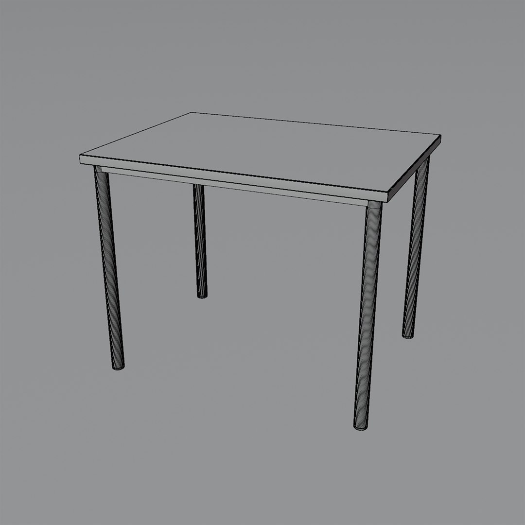 School Bench 3D Model - TurboSquid 2204871