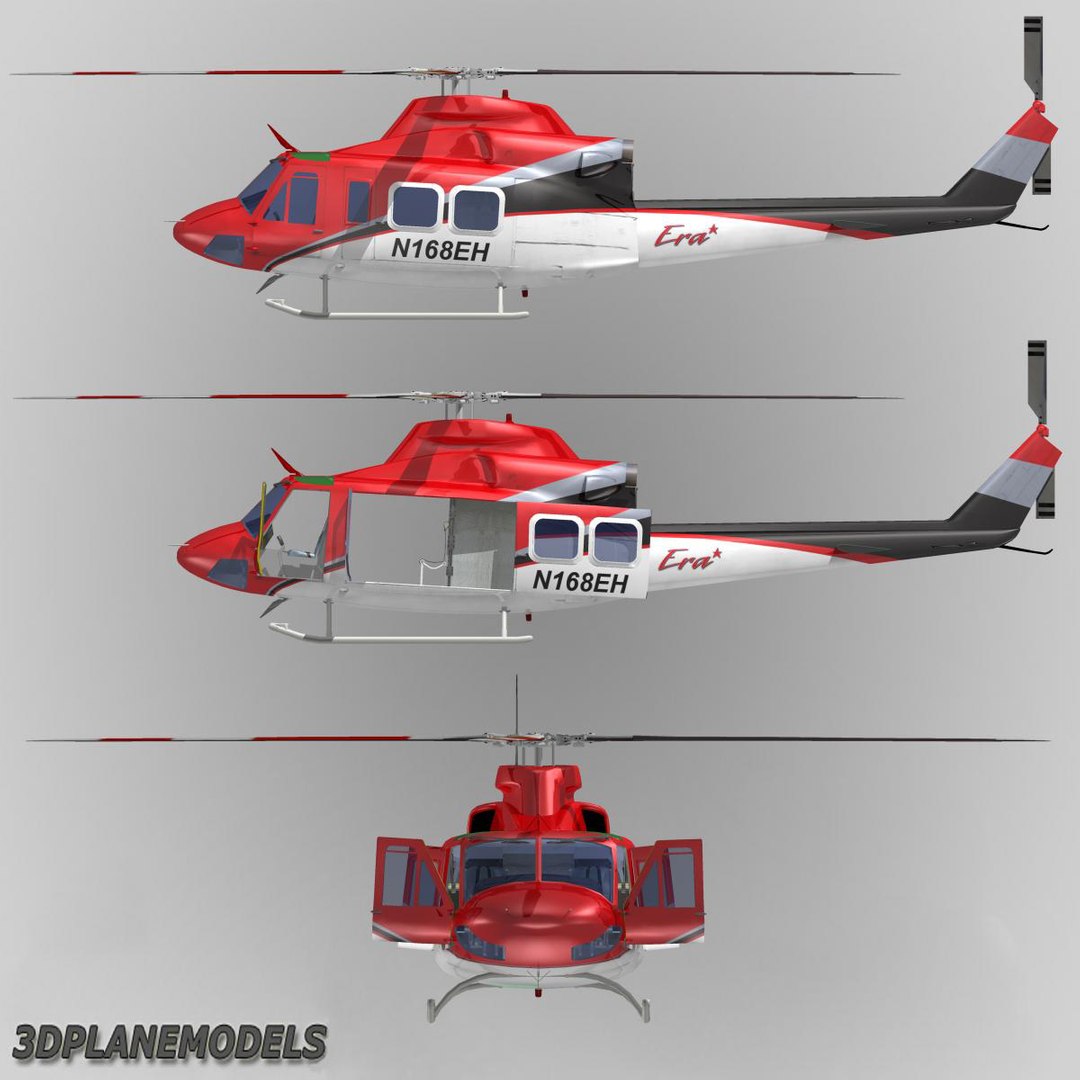 3ds max bell 412 helicopter animation