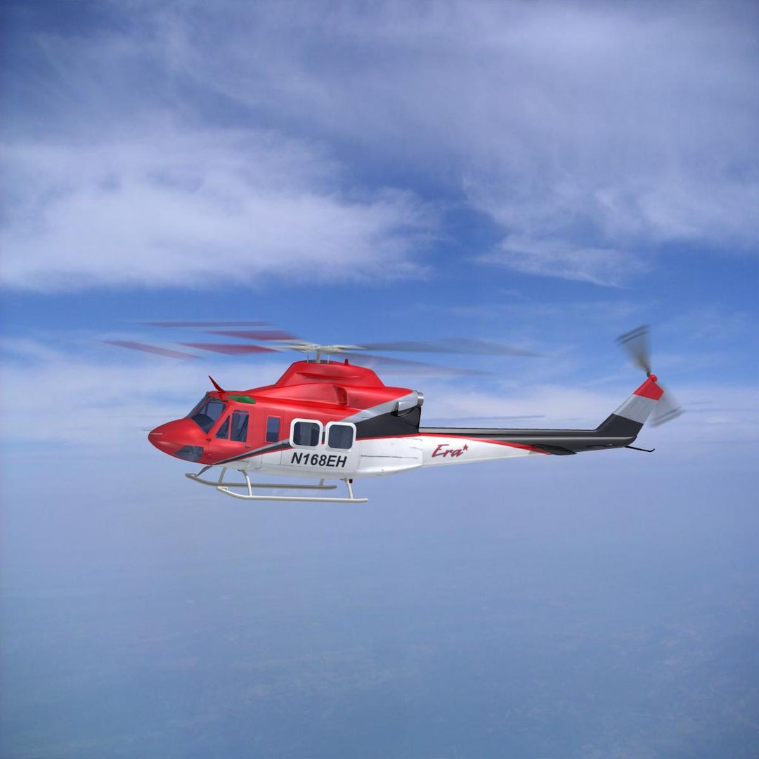 3ds max bell 412 helicopter animation